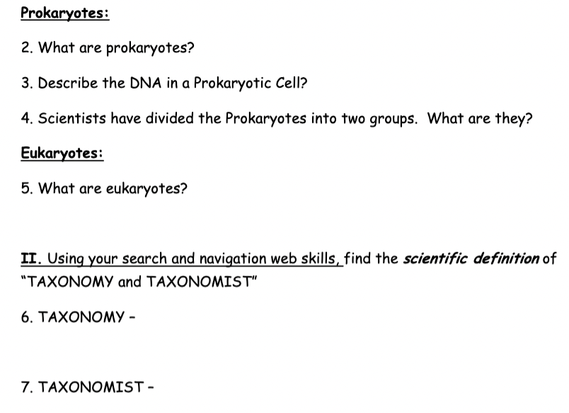 Solved TAXONOMY/CLASSIFICATION activity INTRODUCTION: | Chegg.com