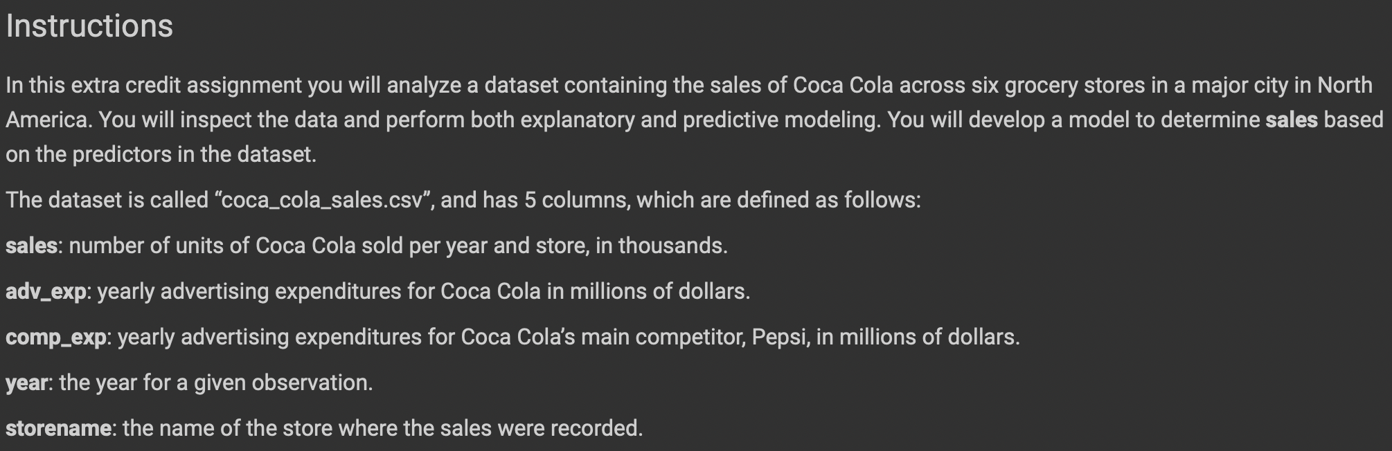 In this extra credit assignment you will analyze a | Chegg.com