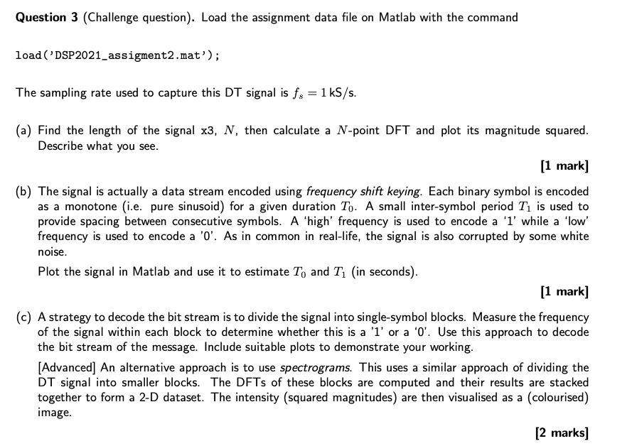 Question 3 (Challenge question). Load the assignment | Chegg.com