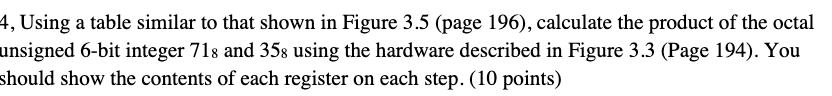 Solved 4, Using a table similar to that shown in Figure 3.5 | Chegg.com
