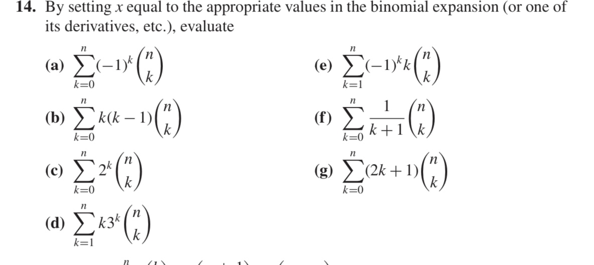 Solved By setting x ﻿equal to the appropriate values in the | Chegg.com