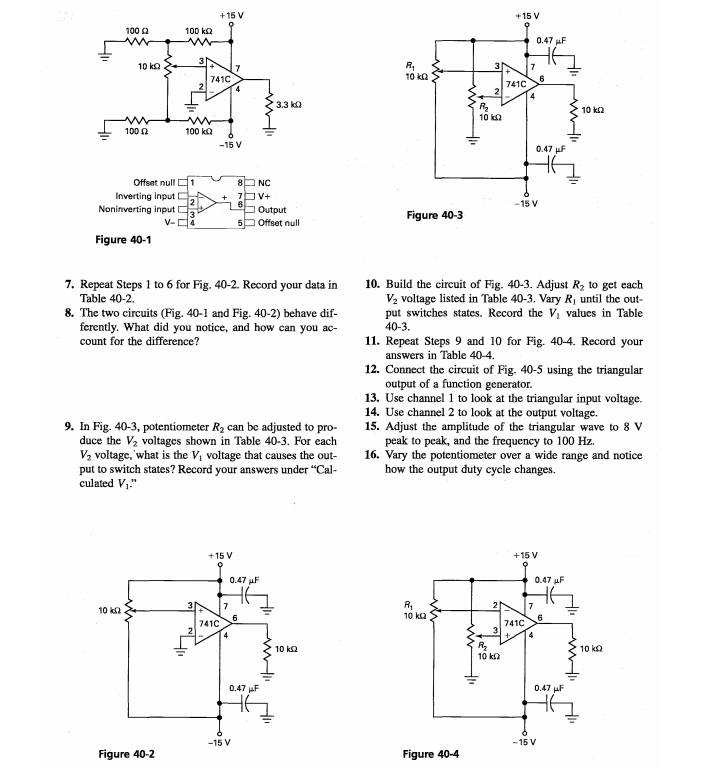 Introduction to Op-Amp Circuits When connecting | Chegg.com