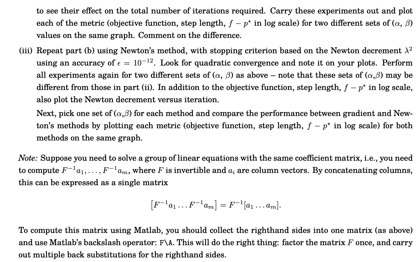Solved 2. Numerical method for a regularized least-squares | Chegg.com Solved 2. Numerical method for a regularized least-squares | Chegg.com