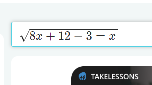 8x+12−3=x | Chegg.com