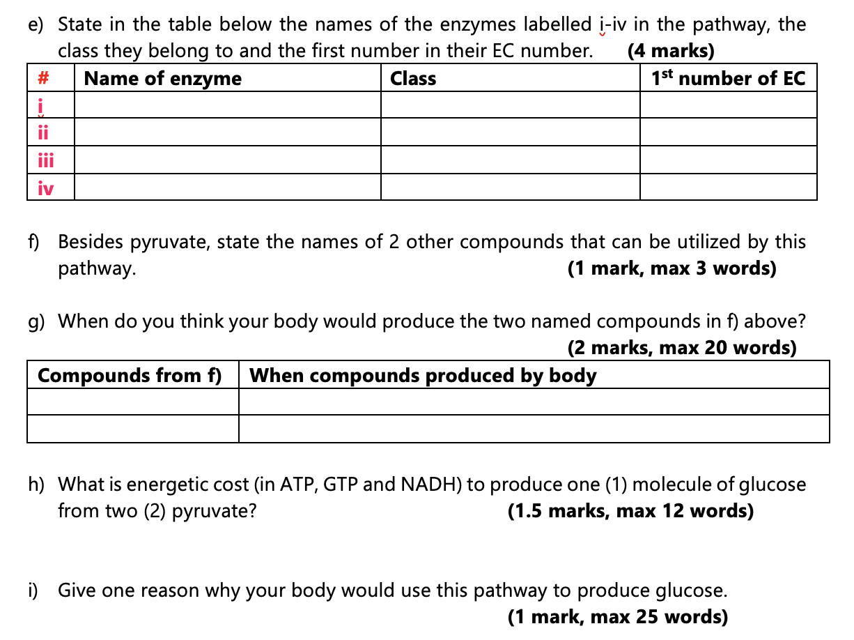Solved 1. The questions that follow are based on the pathway | Chegg.com