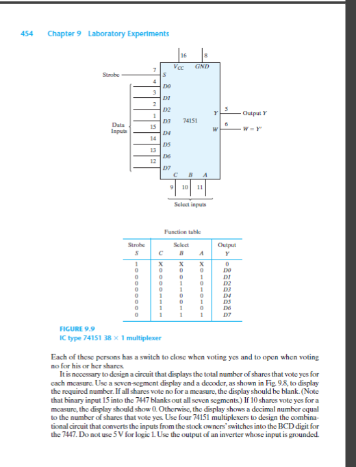 Pre-lab: • Read Chapter 9.7. In this design, we are | Chegg.com