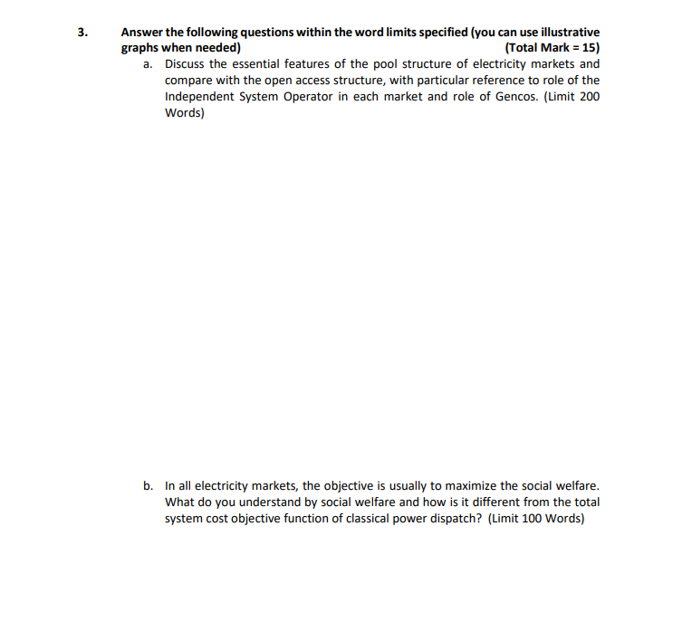 Solved 3. Answer the following questions within the word | Chegg.com