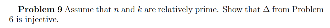 Solved == nk. The beast with which we Problem 6 Assume we | Chegg.com