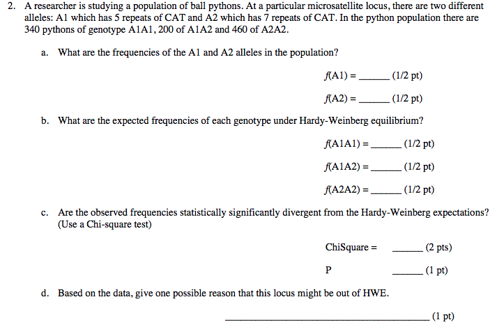 Solved 2. A researcher is studying a population of ball | Chegg.com