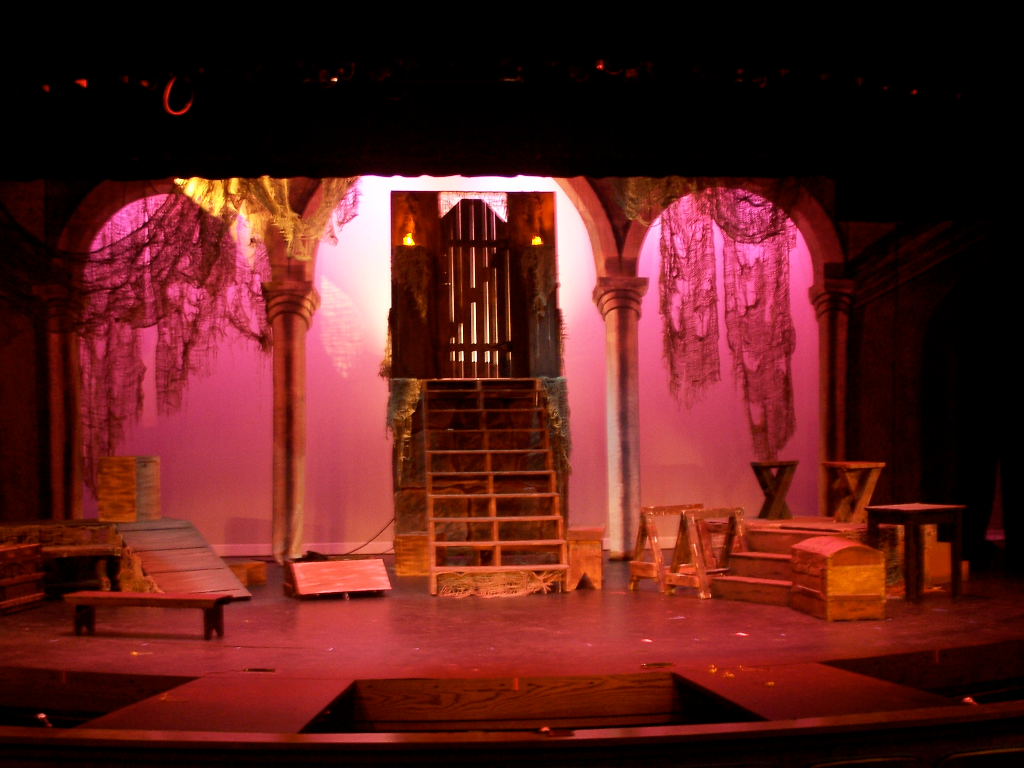 Using the above picture examine the set design based | Chegg.com