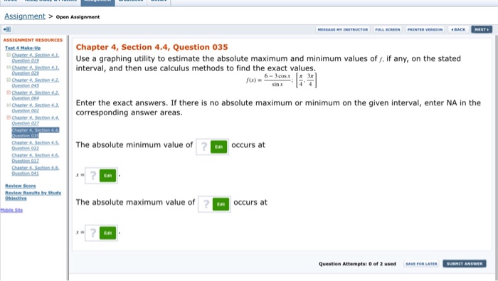 Solved Use a graphing utility to estimate the absolute | Chegg.com