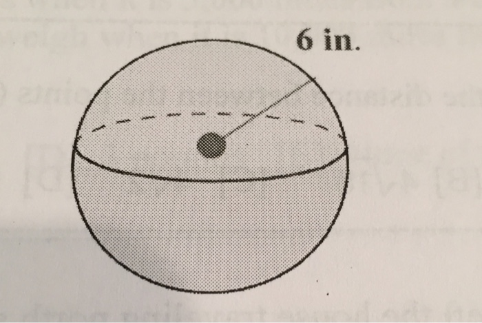 Solved 6 in. | Chegg.com