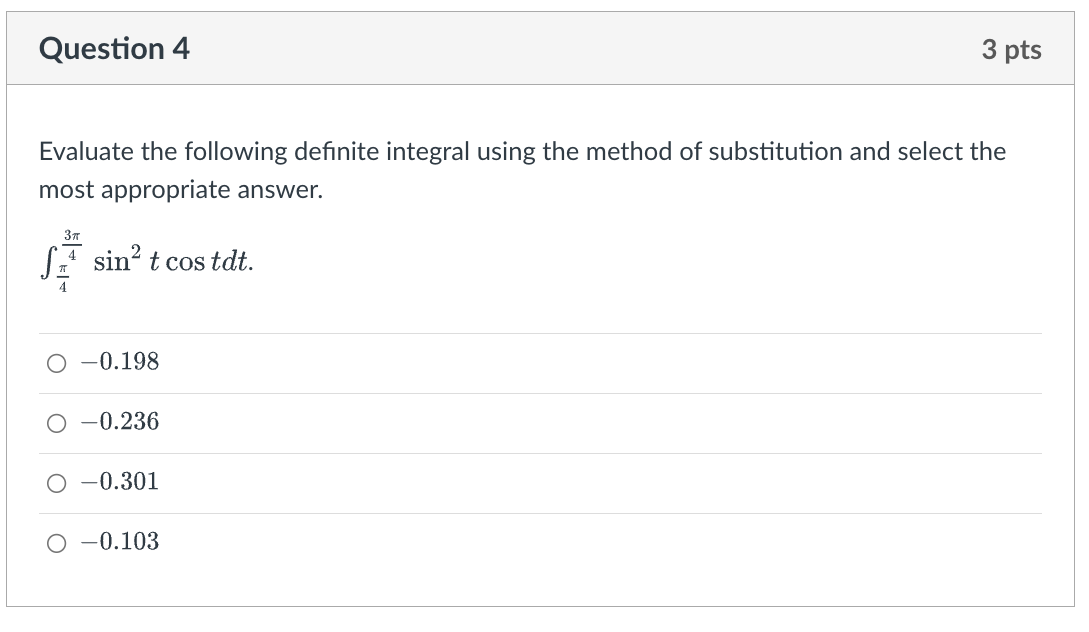 Solved Evaluate the following definite integral using the | Chegg.com