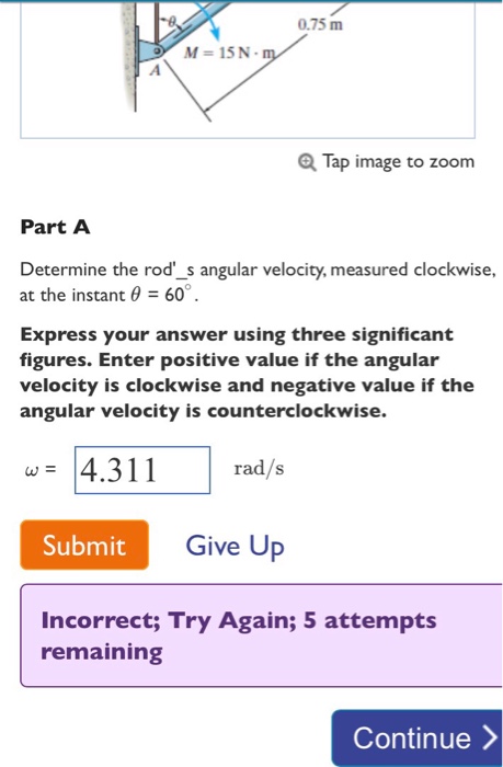 Solved Problem 18.28 The 30-kg rod AB is pin-connected at A | Chegg.com