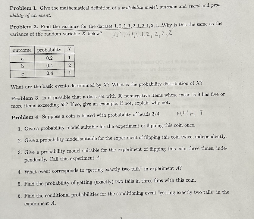 Solved Problem 1. Give the mathematical definition of a | Chegg.com