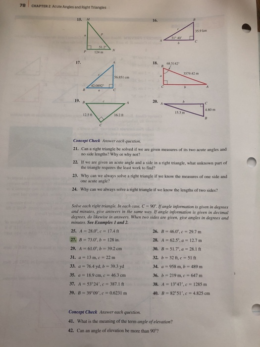 A Triangle With Two Acute Angles