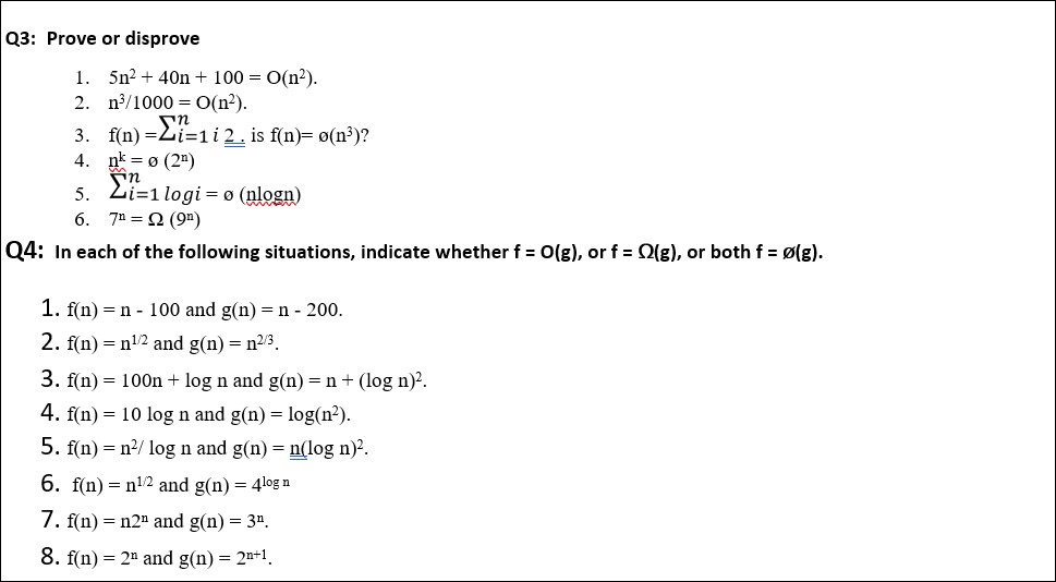 Solved slove this in Algorithms Analysis and Design | Chegg.com
