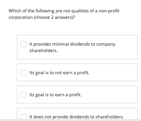 Solved Which of the following are not qualities of a | Chegg.com
