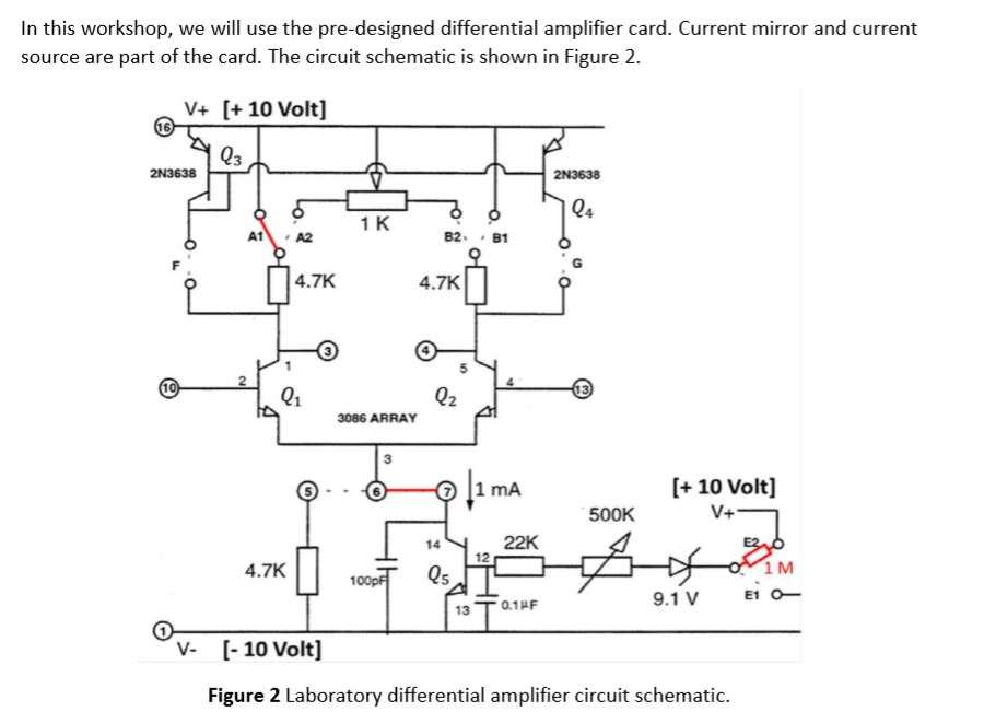 In this workshop, we will use the pre-designed | Chegg.com