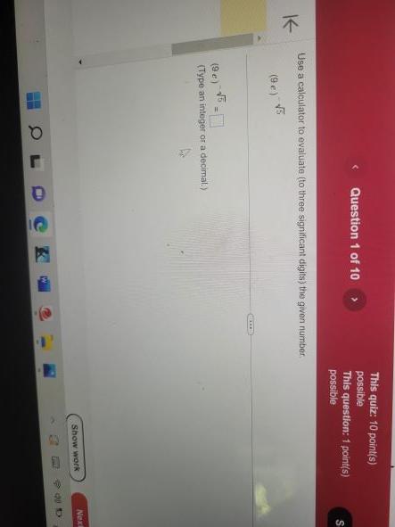 Solved Use a calculator to evaluate (to three significant | Chegg.com