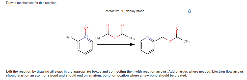 Solved Draw a mechanism for this reaction. Interactive 3D | Chegg.com
