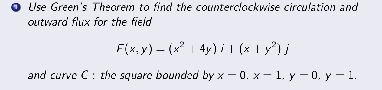 Solved Use Green's Theorem to find the counterclockwise | Chegg.com