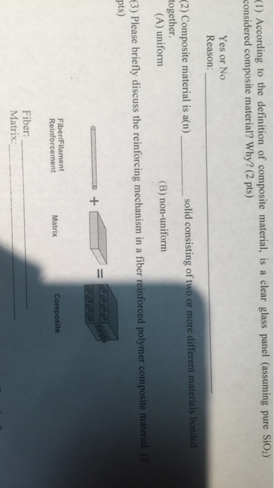 Solved (1) According to the definition of composite | Chegg.com