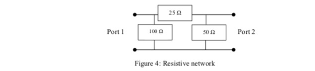 Solved Problem 3: Find the [S] parameter matrix for the | Chegg.com