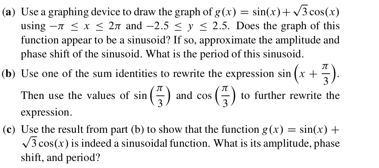 Solved (a) Use a graphing device to draw the graph of g(x) = | Chegg.com