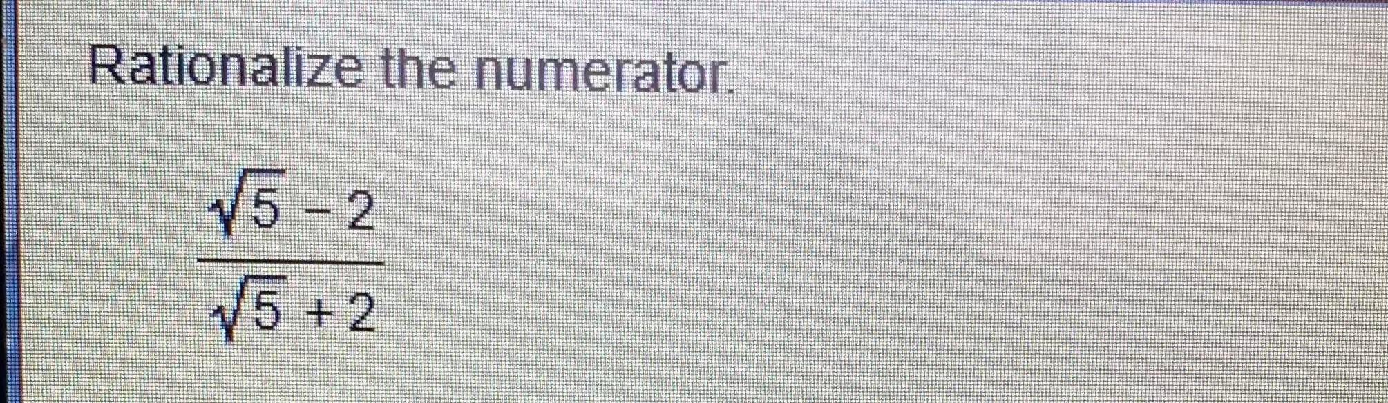 Solved Rationalize the denominator. Assume that all | Chegg.com