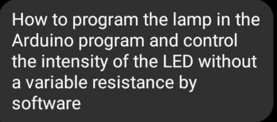 Solved How to program the lamp in the Arduino program and | Chegg.com