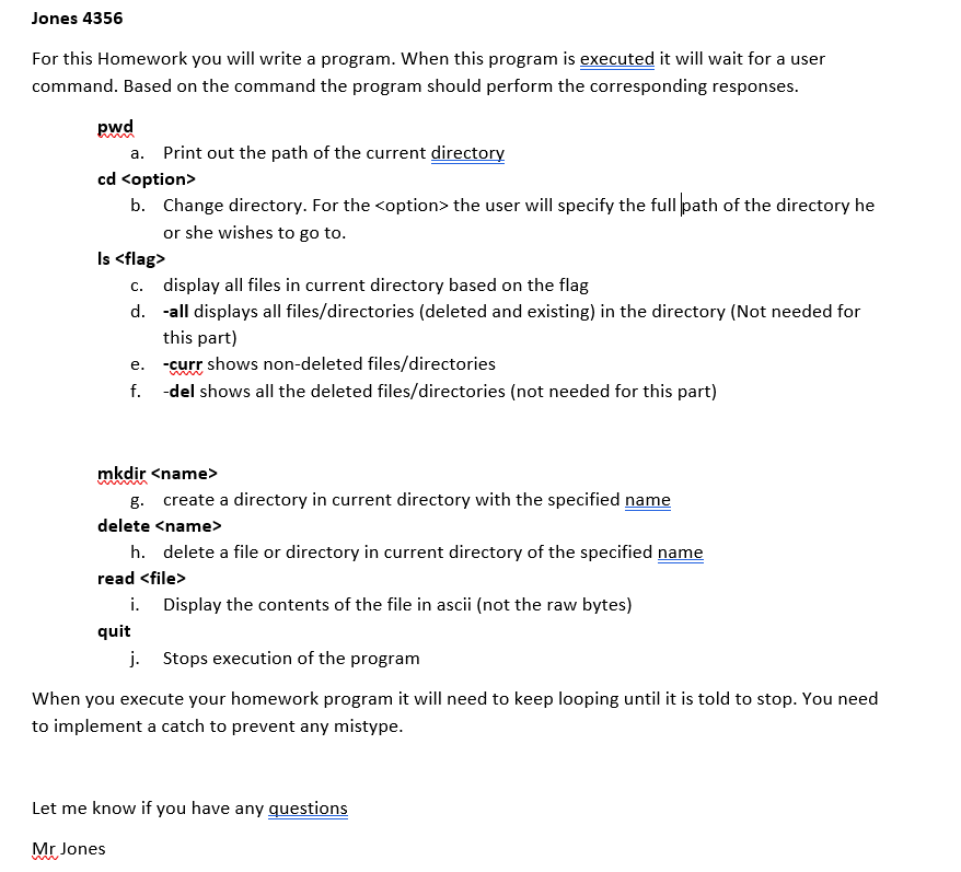 Solved or this Homework you will write a program. When this | Chegg.com