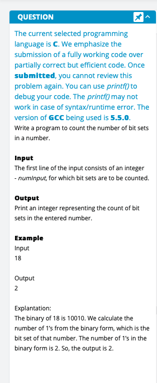 Solved Question The Current Selected Programming Language Is 