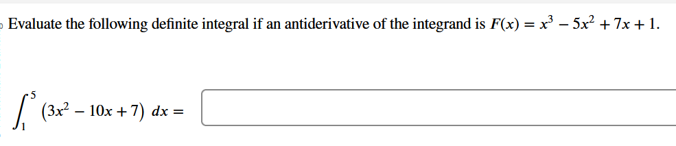 Solved Evaluate the following definite integral if an | Chegg.com