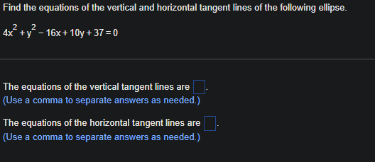 Solved Find the equations of the vertical and horizontal | Chegg.com