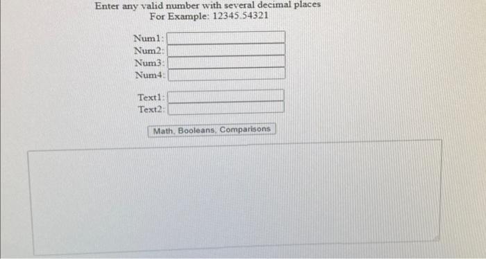 Solved Enter any valid number with several decimal places | Chegg.com