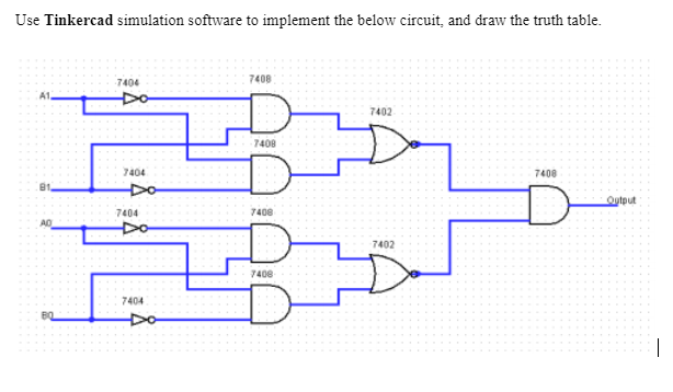 Solved Use Tinkercad simulation software to implement the | Chegg.com