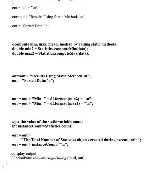 Solved Topic String Tokenizer Static Methods Static | Chegg.com