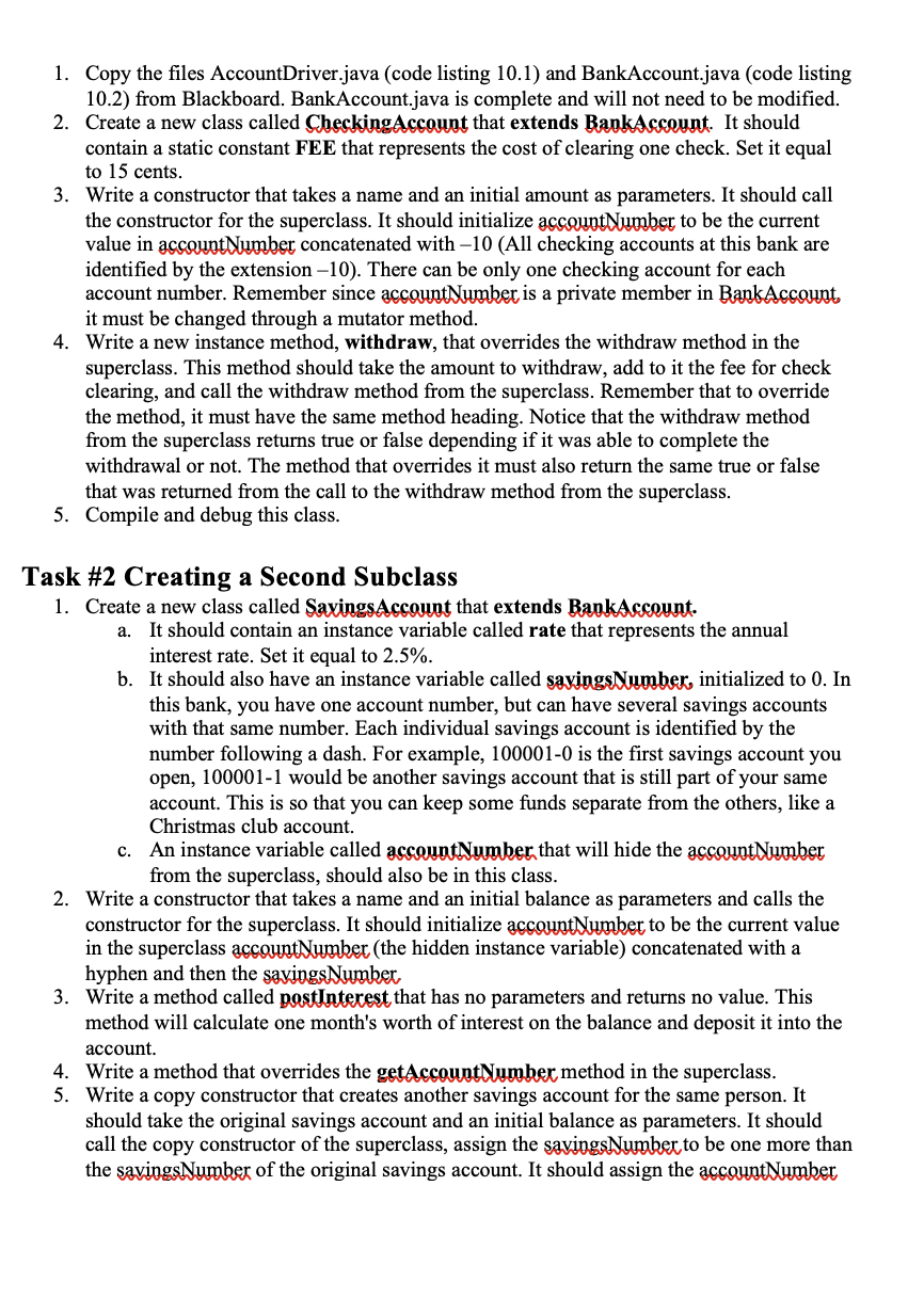 Solved CMSC203 Lab 9 - Inheritance . . . Objectives Be able | Chegg.com