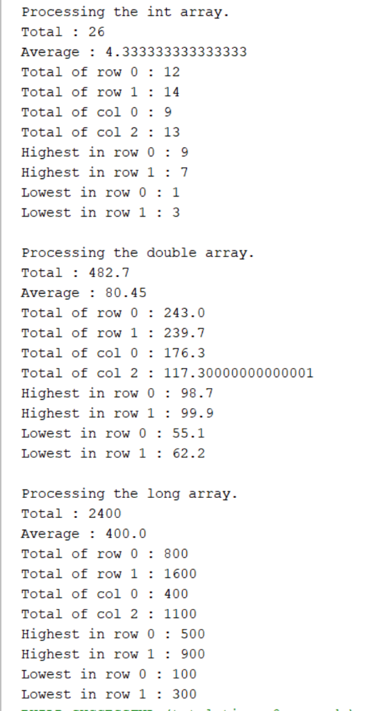 Write a class named 2DArrayOperations with the | Chegg.com