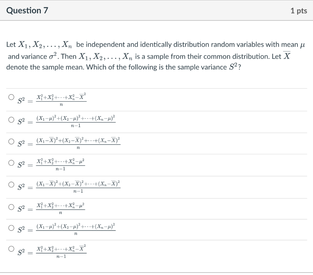 Solved Let X1,X2,…,Xn be independent and identically | Chegg.com