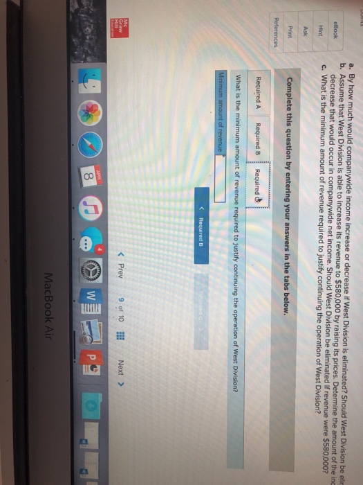 Solved Exercise 6-15A Segment elimination decision LO 6-4 | Chegg.com