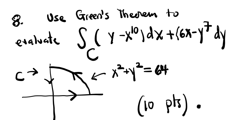 Solved શ. Use Green's Theorem to C С» evaluate S (x = 0) dx | Chegg.com