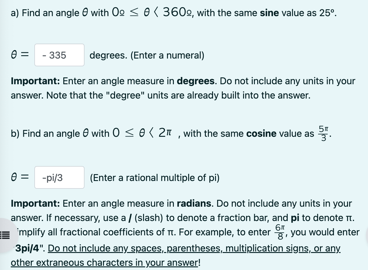 Solved \\( \\theta= \\) degrees. (Enter a numeral) | Chegg.com