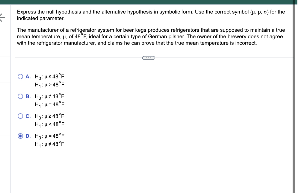 Solved Express the null hypothesis and the alternative | Chegg.com