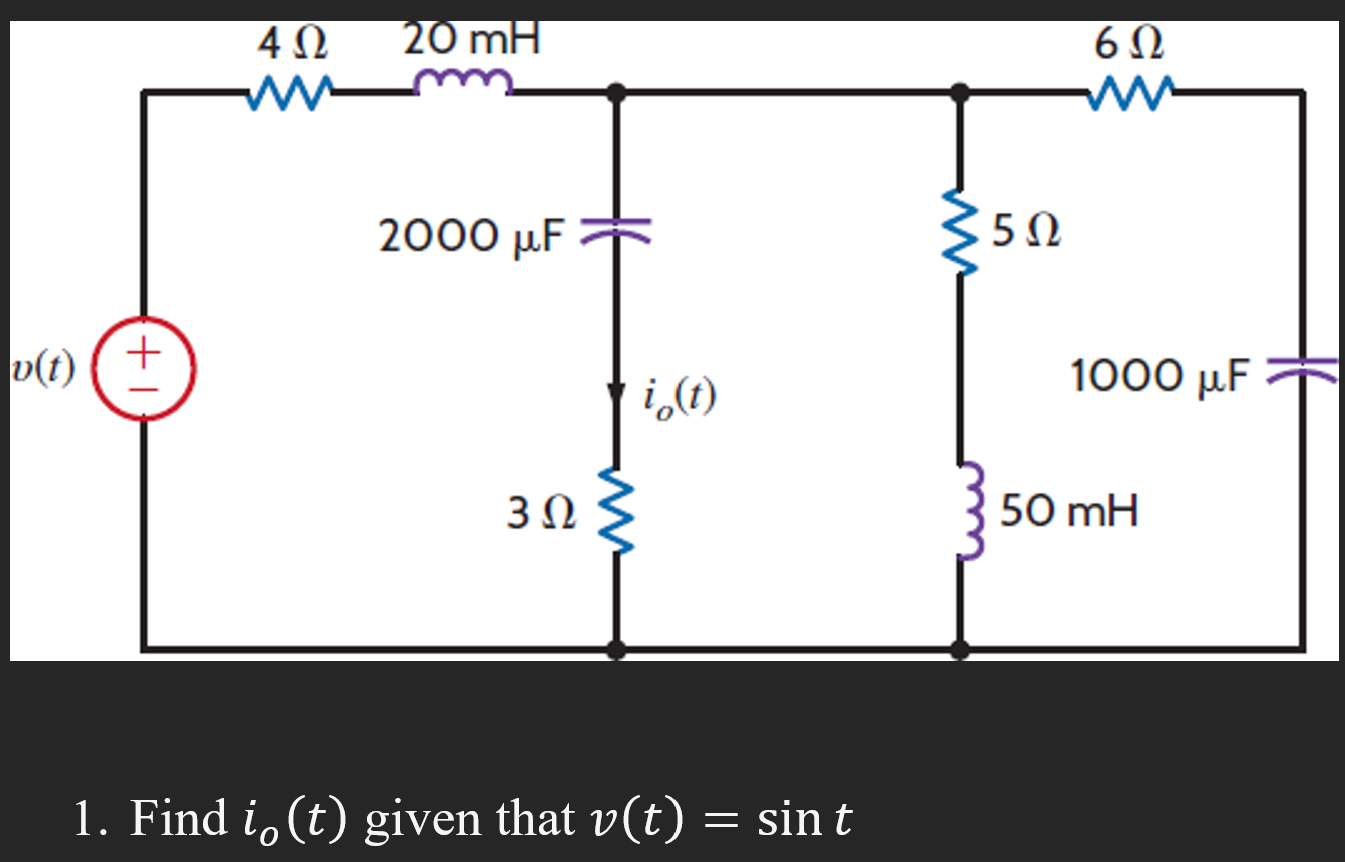 Solved v(t)=sint | Chegg.com