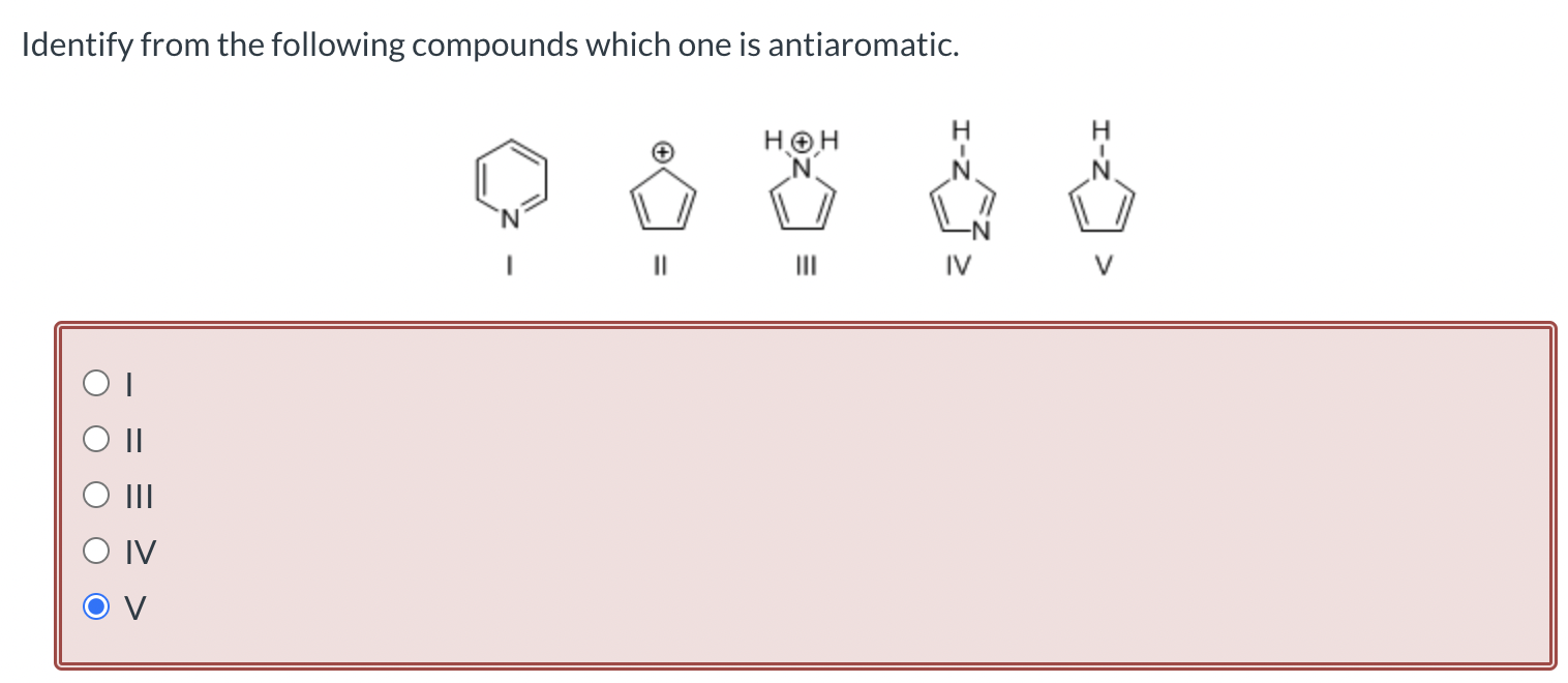 Solved Identify from the following compounds which one is | Chegg.com