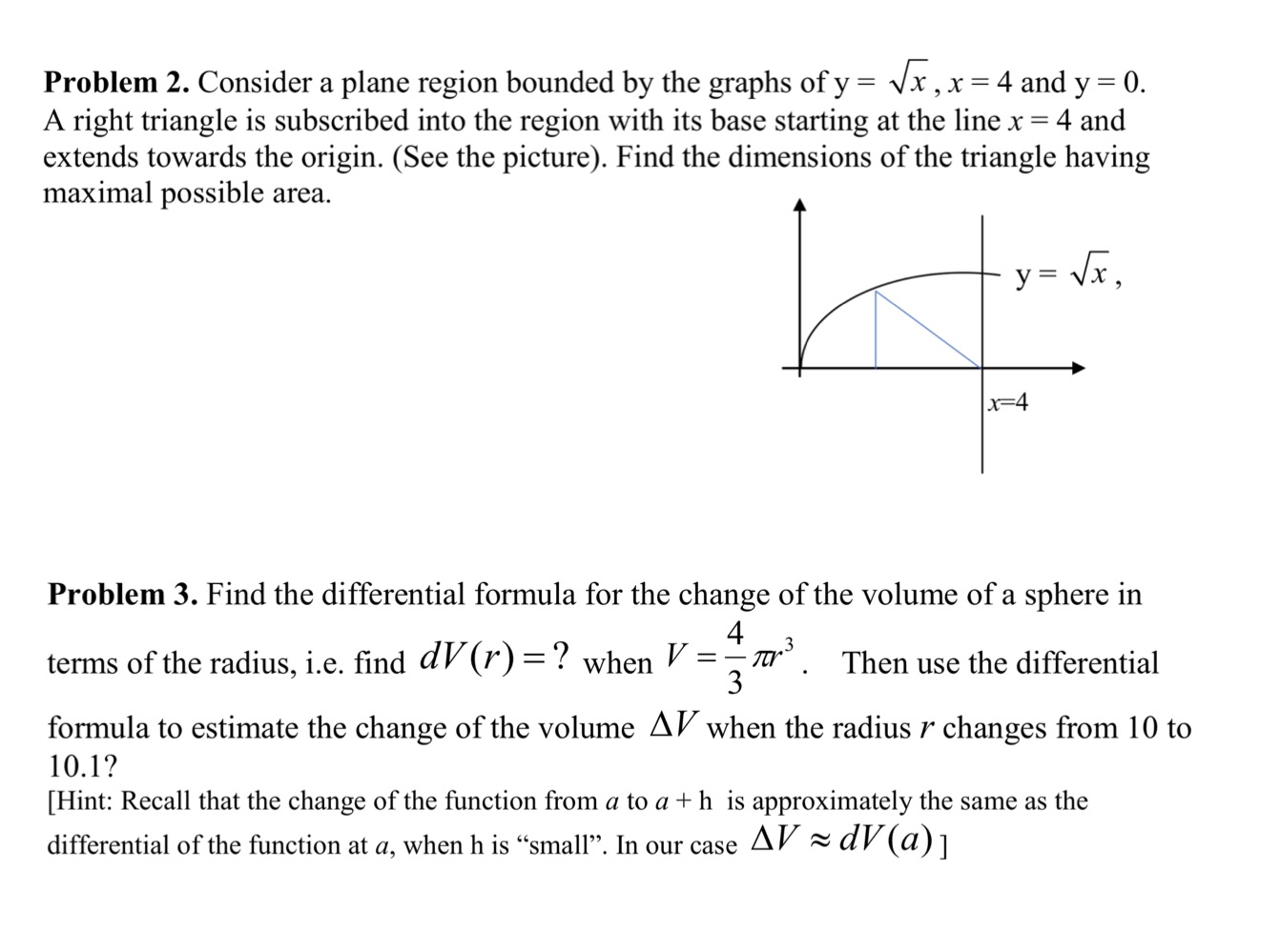 Solved Problem 2. ﻿Consider a plane region bounded by ﻿the | Chegg.com