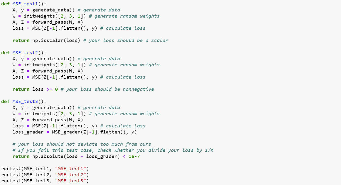 Loss Function (Graded] In this section, you are going | Chegg.com