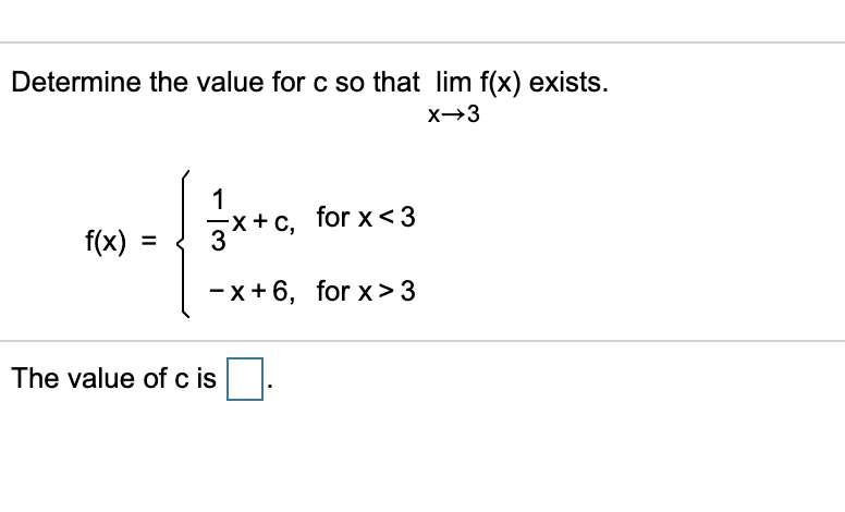 Solved Use The Graph Of F Shown Here To Find The Limit If